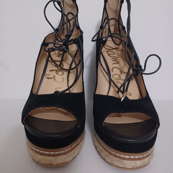 Sam Edelman | Shoes | Sam Edelman Harriet Suede Espadrille Wedge ...